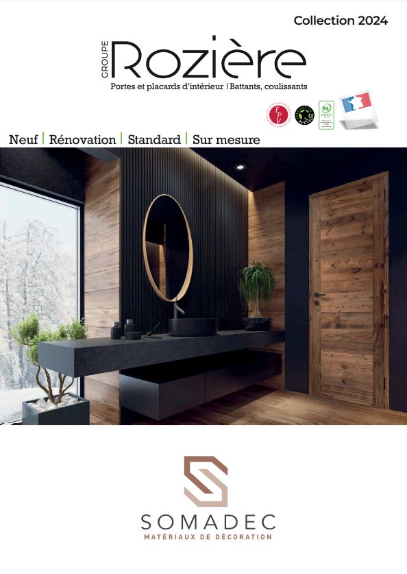 Catalogue Rozière 2024 | Nouveautés portes et placards bois